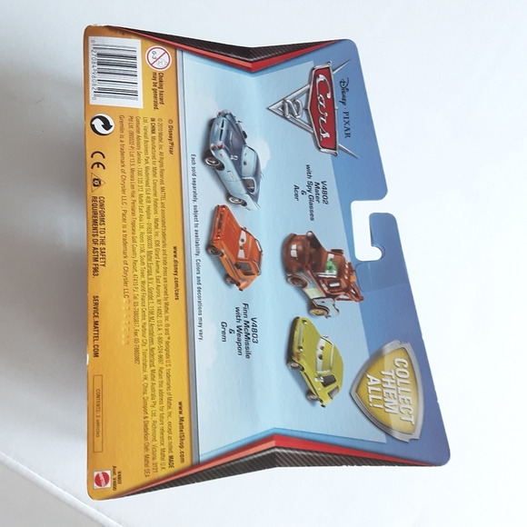 Mattel | Toys | Disney Pixar Cars Cars 2 Mater With Spy Glasses Acer ...